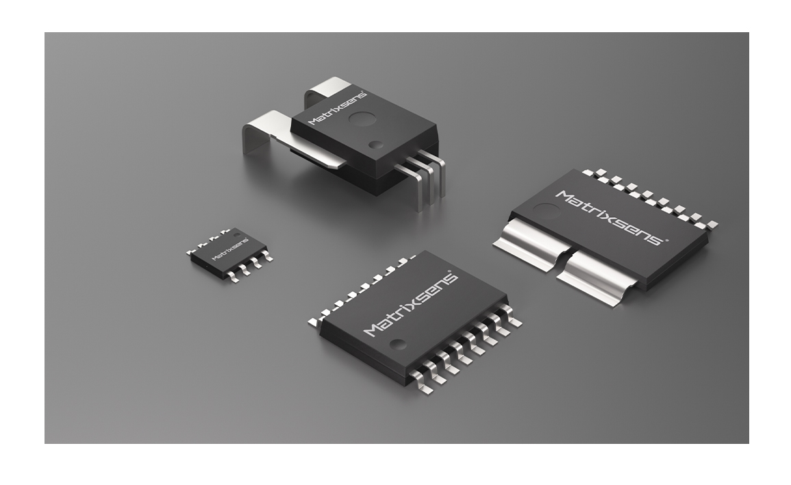Product diagram of the integrated current sensor chip